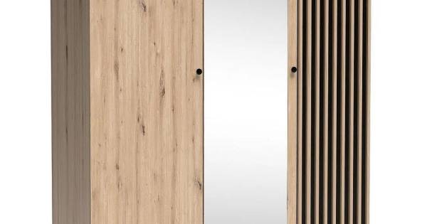 Трикрилен гардероб Cali C-23 - Топ Цени | Мебели Онлайн Orhideamebel.com